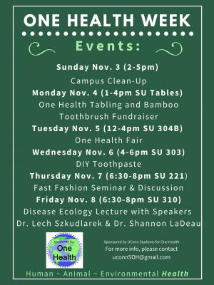 UConn One Health Week | One Health Day